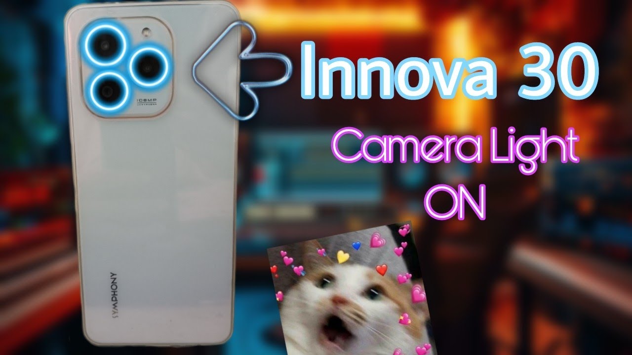 symphony innova 30 smart blinking light | innova 30 ring light on - YouTube