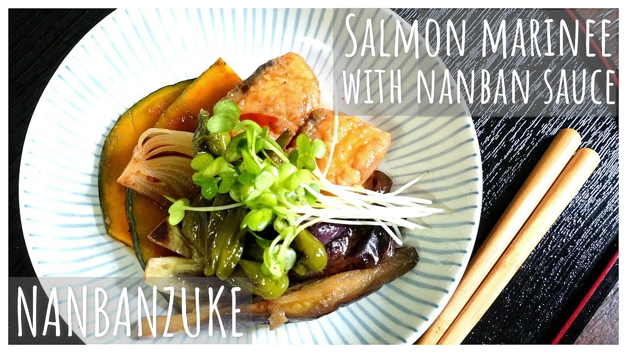 【Salmon NANBANZUKE】Salmon marinated with NANBAN sauce/Japanese ...