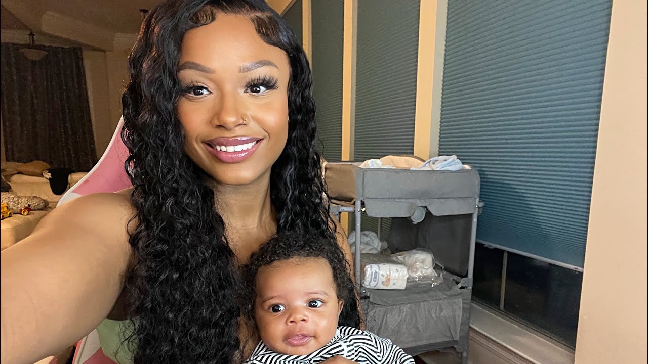 Mommy Update😍👩‍👦‍👦 13x4 28inches Deep Wave Wig Ft AliExpress Princess ...