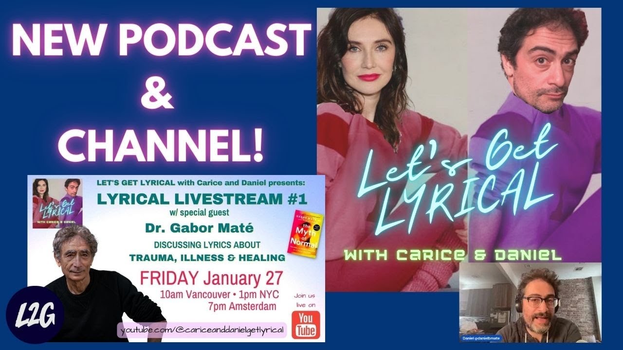 BRAND NEW Podcast / channel / Upcoming stream with Dr. Gabor Maté - YouTube