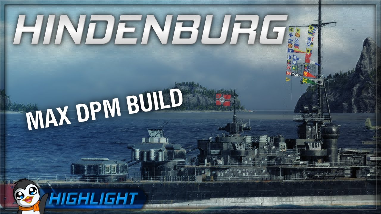 World of Warships - Max DPM MEME Build testen - Hindenburg [Stream ...