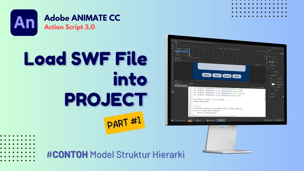 Project Latihan 1 Part 1 Load Swf File Into Project Adobe Animate 6421