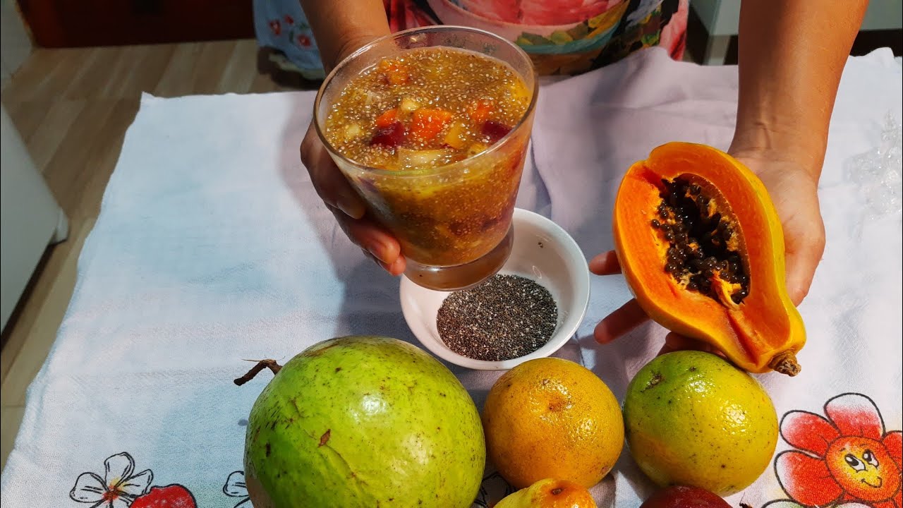 Como consumir chia com frutas do jeito certo @receitas vai da tudo ...