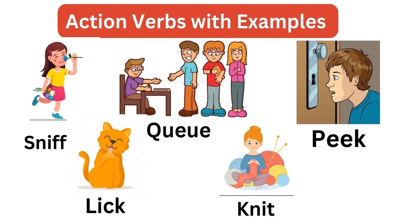 Action verbs (part#2) | Most Common English words | Action verbs with ...