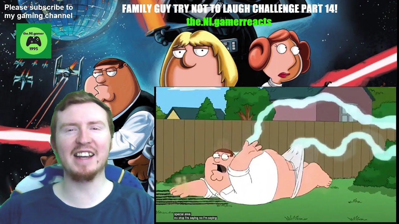 Family Guy try not to laugh challenge part 14! A pie did what to Peter ...