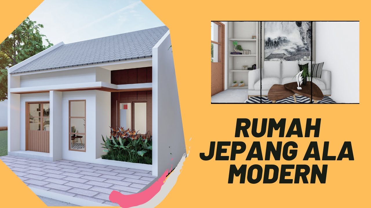 Rumah Minimalis 1 Lantai Konsep Jepang - YouTube