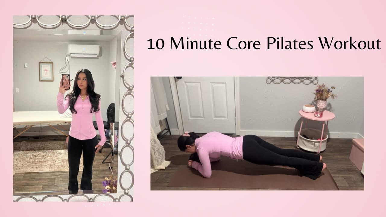10 MINUTE CORE PILATES WORKOUT - YouTube