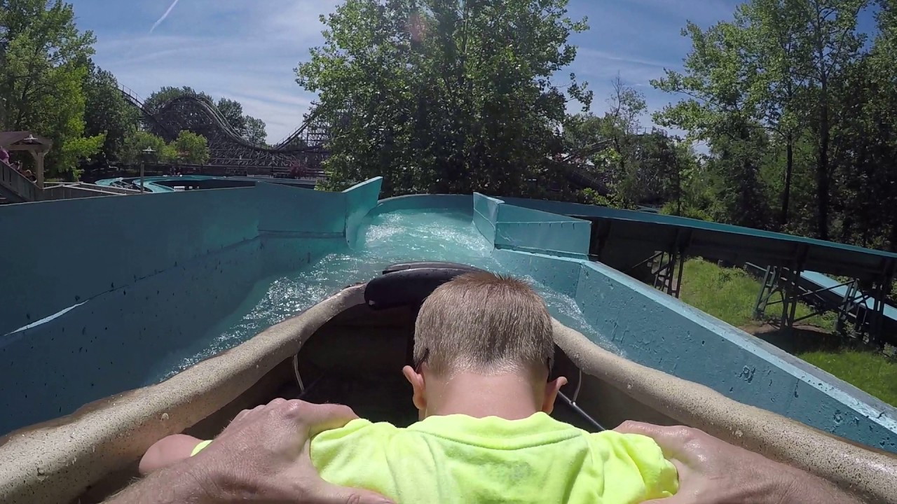 Six Flags Log Ride 2 - YouTube