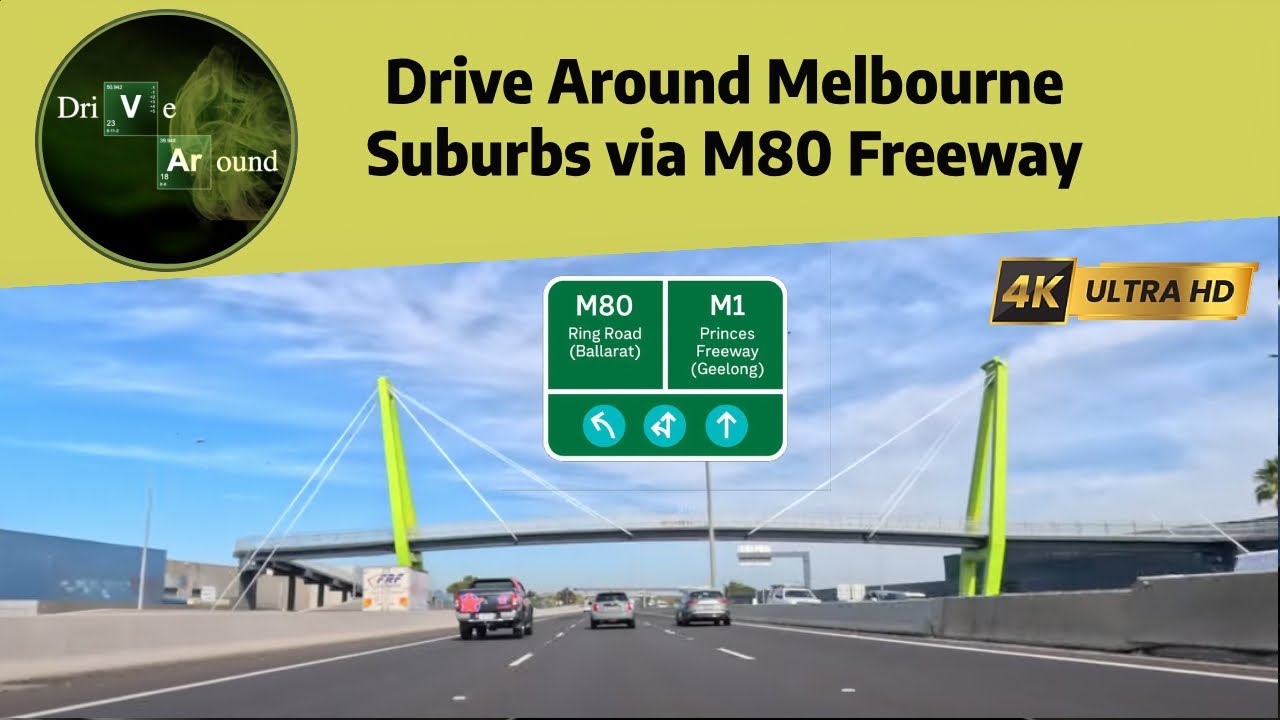 Exploring Melbourne's Suburban Charm: Drive on the M80 Freeway | 4K ...