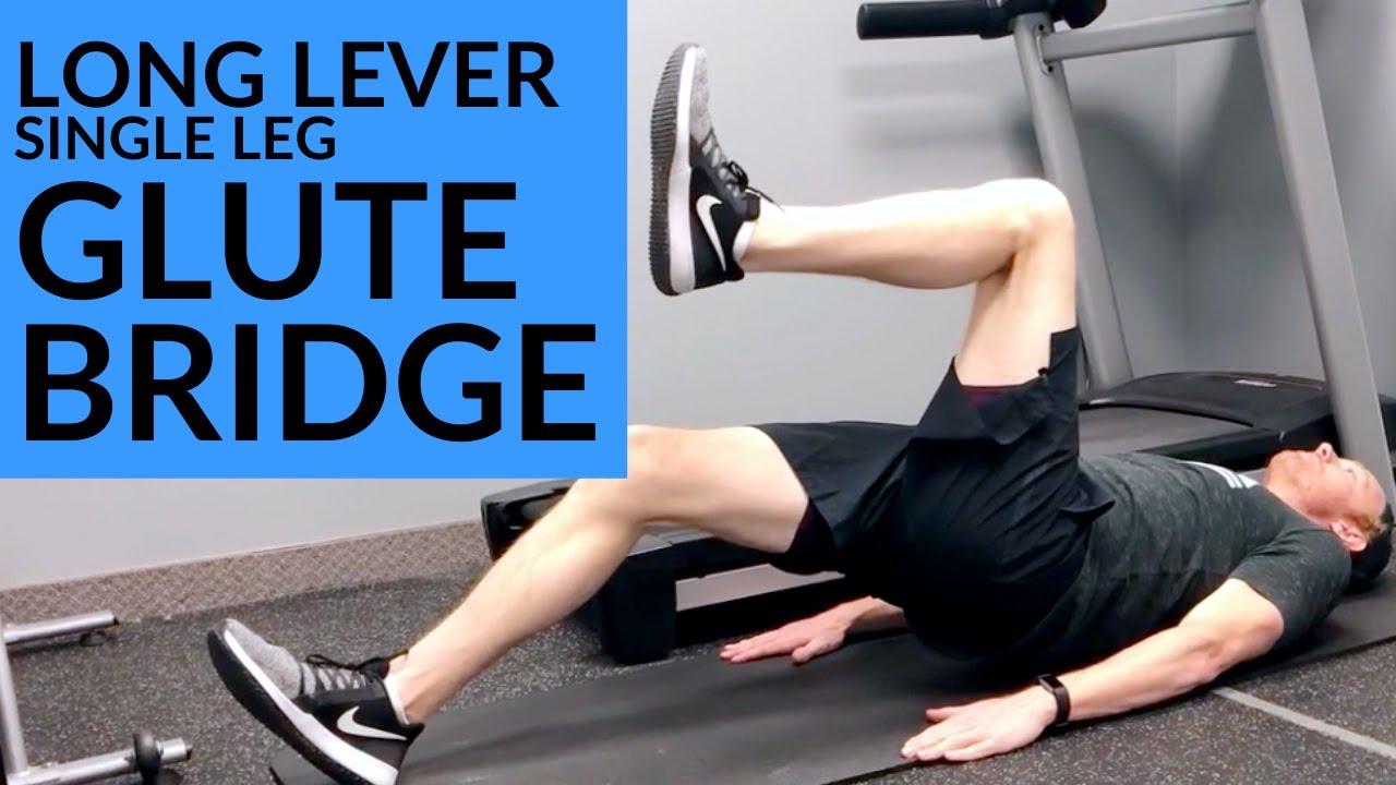 Single Leg Bridge - Long Lever | Hamstring Rehab Exercise | Frontenac ...