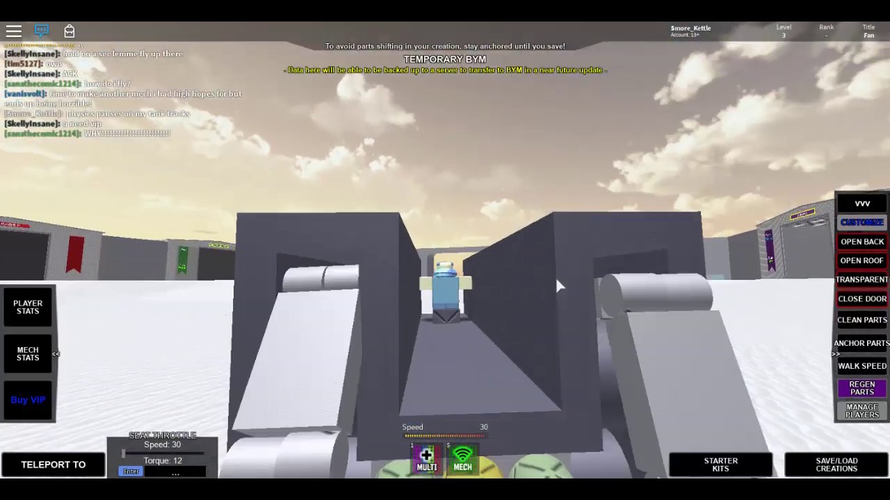 [ROBLOX](Build Your Own Mech - TEMP) Tread physics. - YouTube