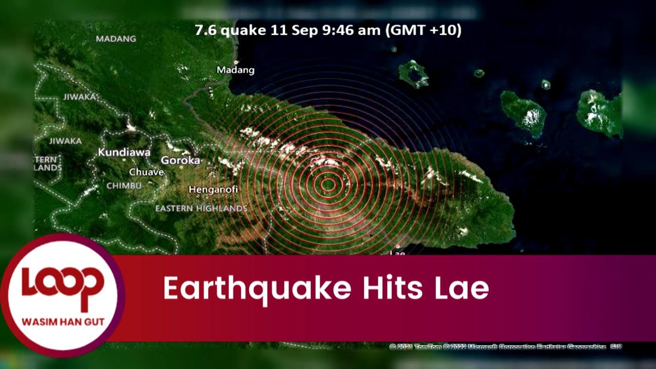 Earthquake Hits Lae - YouTube