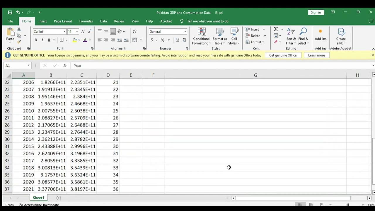 How to arrange the data in Excel before importing to STATA - YouTube