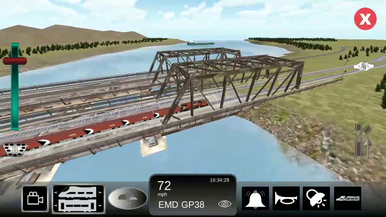 train simulator game || mountain pass in train sim game || Android ...