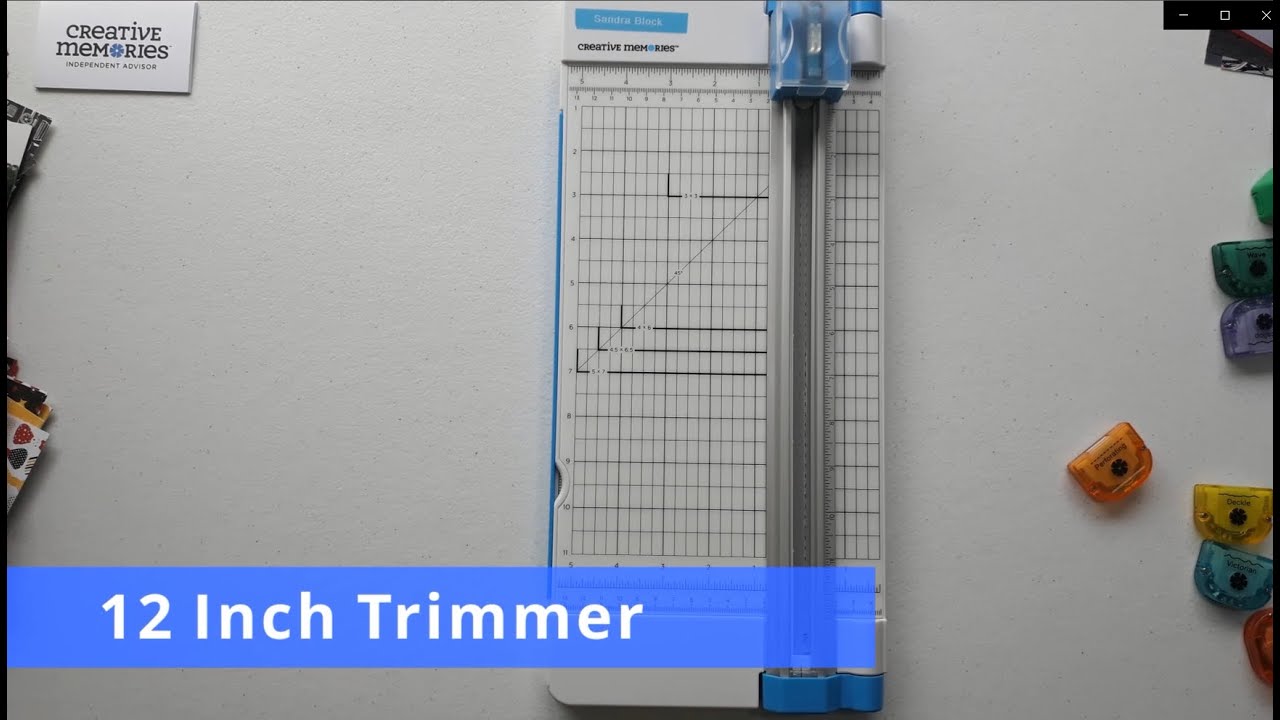 Creative Memories- 12 inch trimmer - YouTube