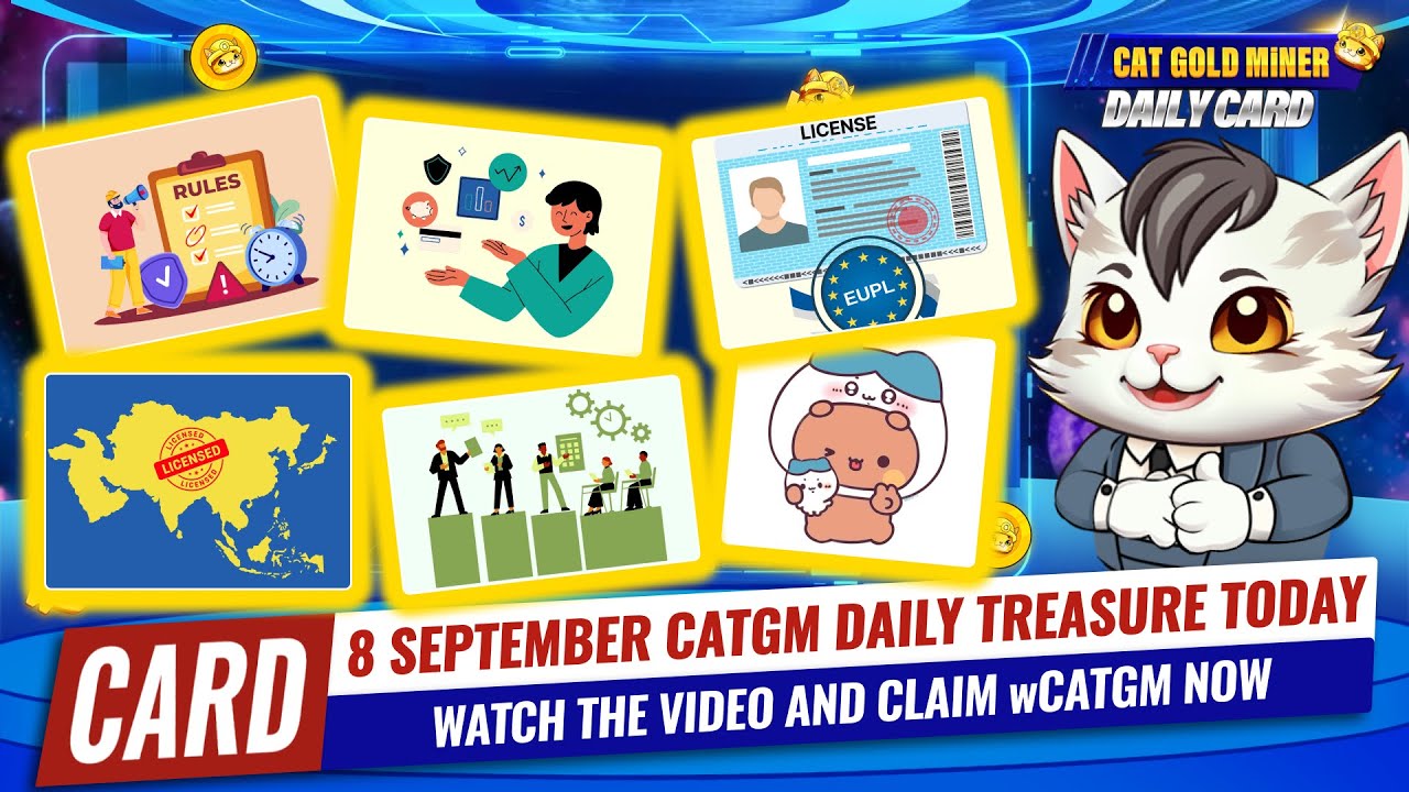 08 September CATGM Daily Treasure Today⚡️CAT GOLD MINER OFFICIAL - YouTube