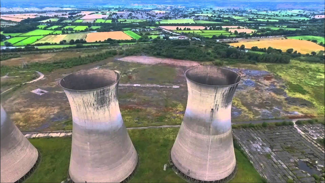 Willington Power Station & cooling towers. - YouTube