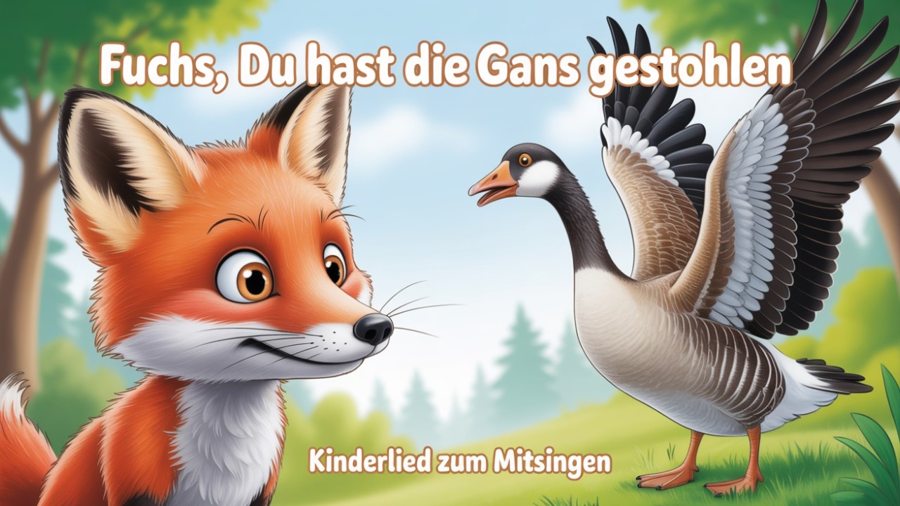 Fuchs, du hast die Gans gestohlen – Kindgerechte Version - YouTube