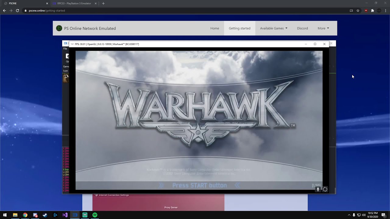 Warhawk Online PC/PS3 2020 RPCS3 [WARHAWK REVIVED] - YouTube