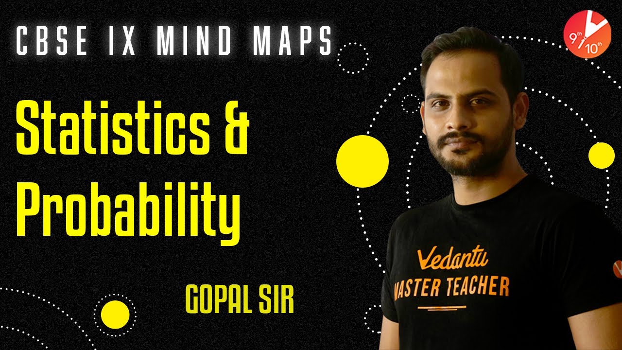 Statistics & Probability Mind Map | CBSE Class 9 Maths Chapter 14 & 15 ...