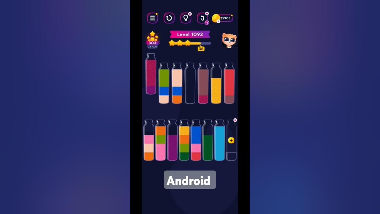 How to pass levels 1092, HARD 🔥 1093 on get color on Android #1092 #1093 #getcolor #hardlevel ...