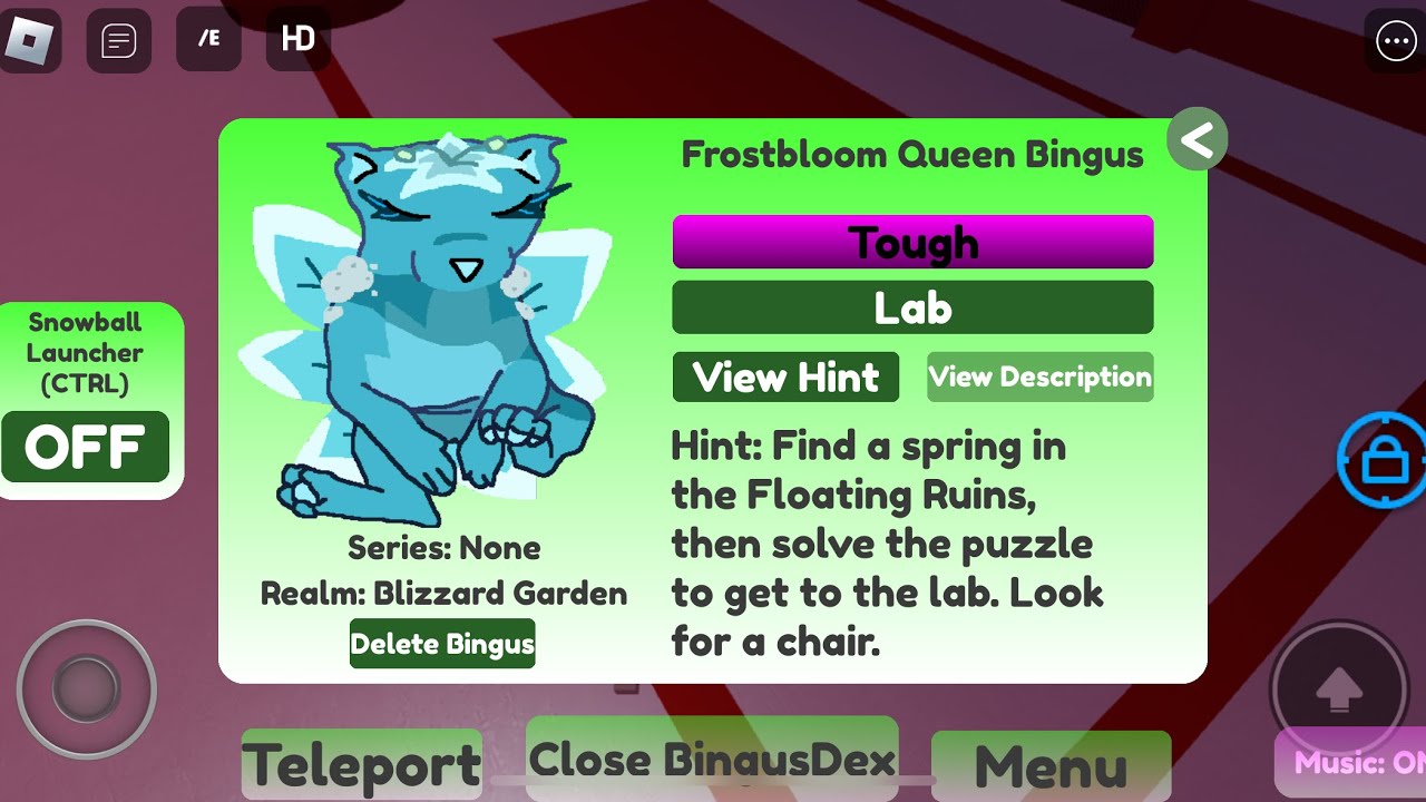 How To Get (NEW) Frostbloom Queen Bingus - Roblox Find The Binguses ...