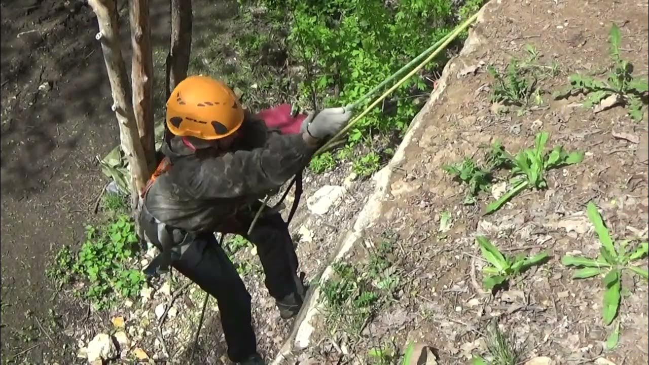 Подъем по веревке - YouTube