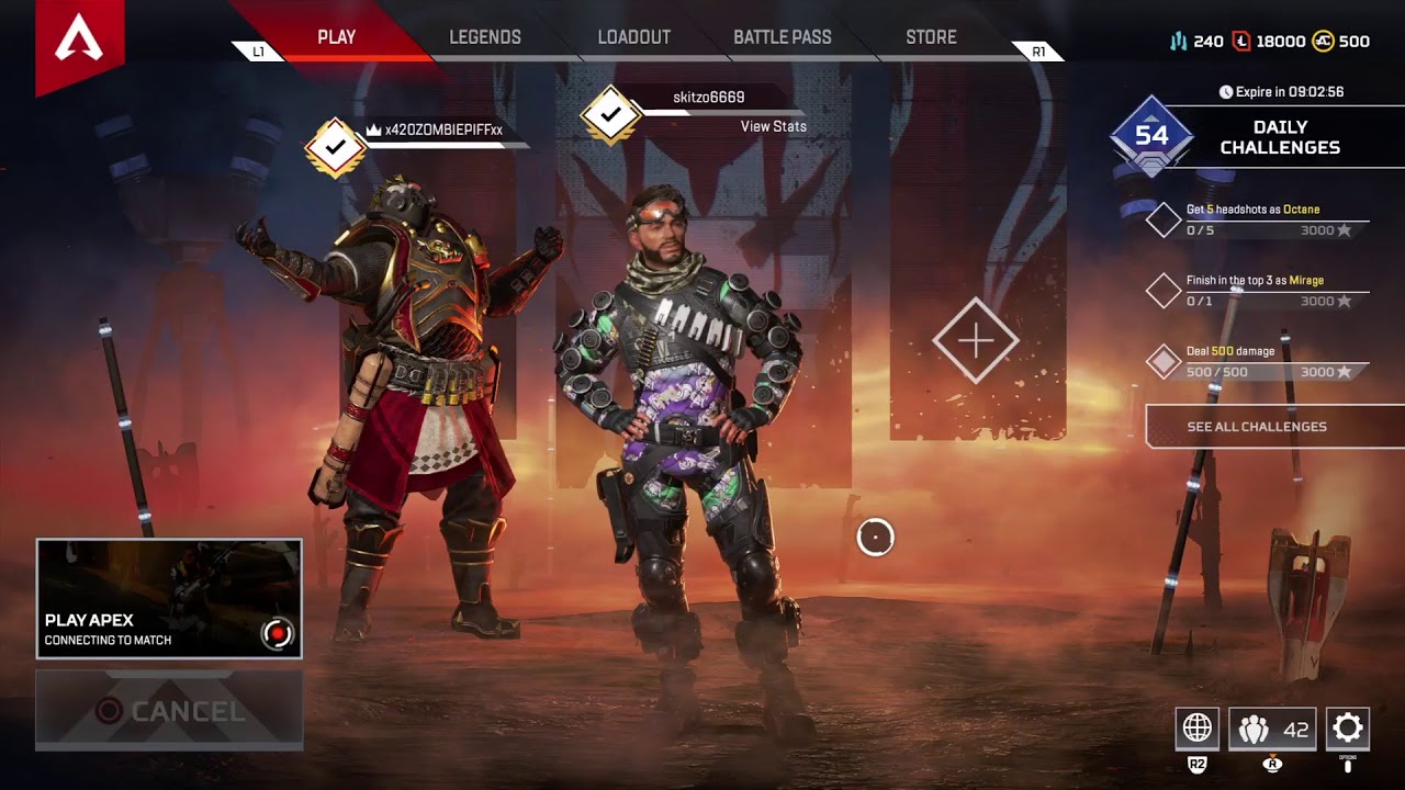 Apex with zombie - YouTube