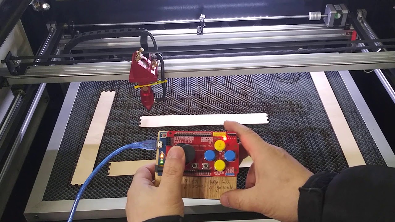 Ruida Rdworks Remote Control - YouTube