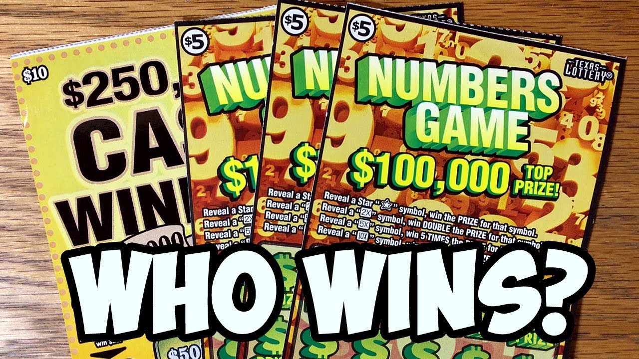 Who Wins? 3X Numbers Game + 2X $250,000 Cash Winfall! TEXAS LOTTERY ...