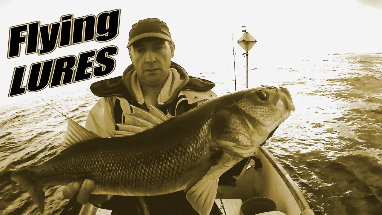Flying lures - Fishing For Bass Mackerel Crabs & Channel Update - YouTube