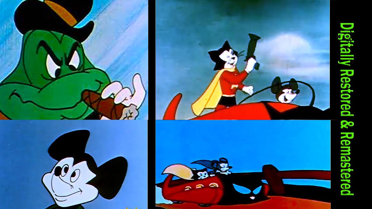 Courageous Cat And Minute Mouse Frog