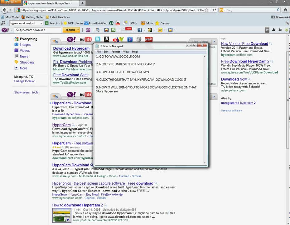 how to download unregistered hypercam 2 for free - YouTube