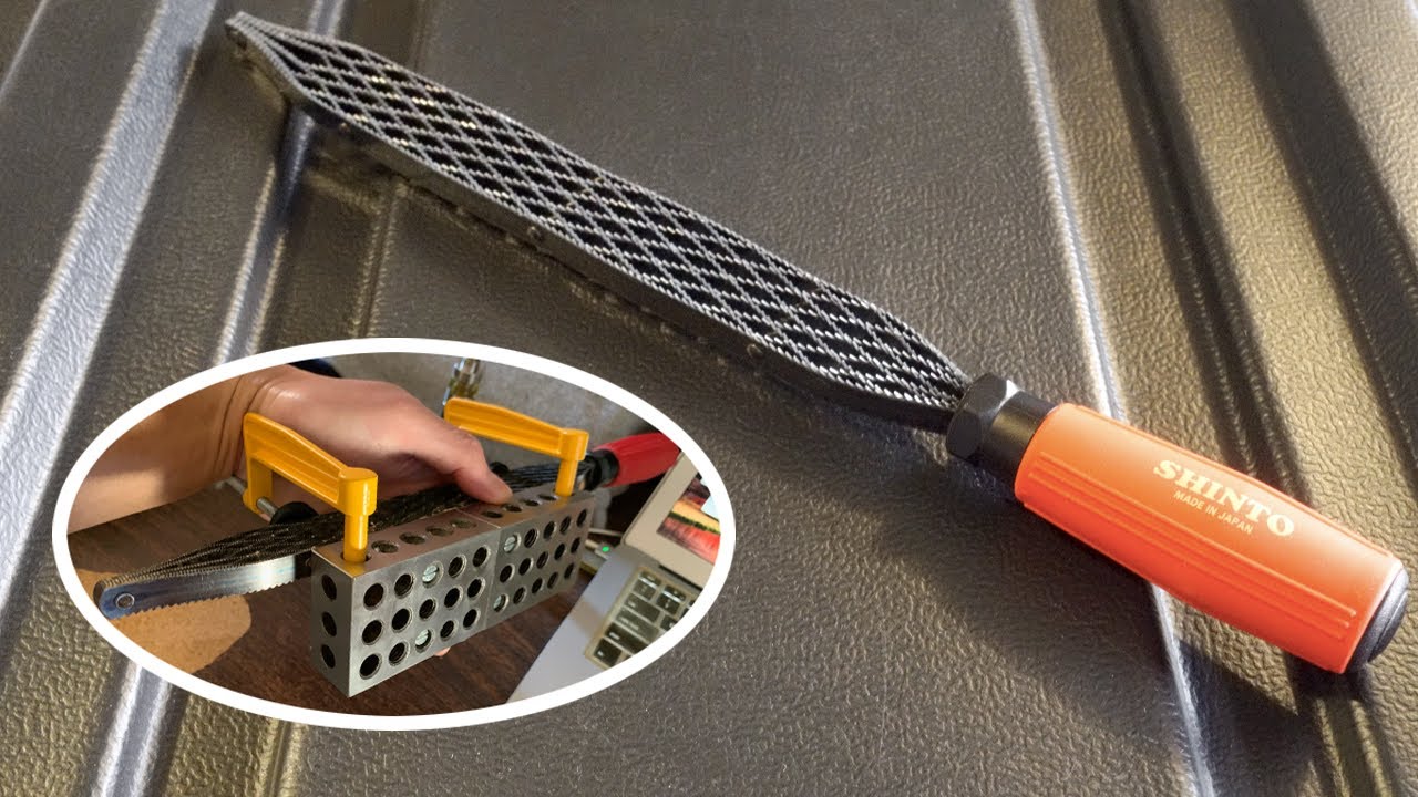 Japanese Shinto Saw Rasp - Best Affordable Rasp & File Ever? [4K ASMR ...