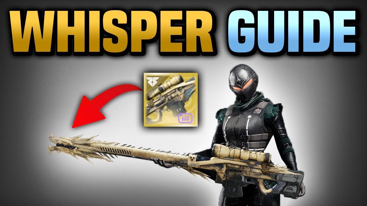 Whisper Mission + Exotic Quest FULL GUIDE (Craftable Trait + Catalyst ...