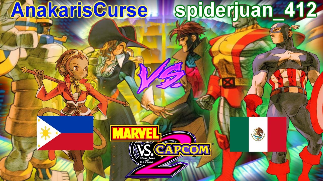 Marvel vs Capcom 2: New Age of Heroes - AnakarisCurse vs spiderjuan_412 ...