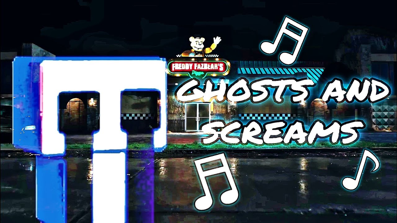 FNAF MOVIE SONG "Ghosts And Screams" | Jacko-Pumpkin (Lyric Video ...