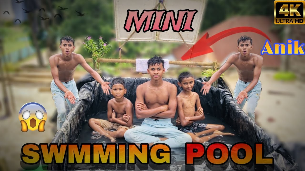 Our Mini Swimming Pool ...| #vlog #vlog #newone #village #virals - YouTube