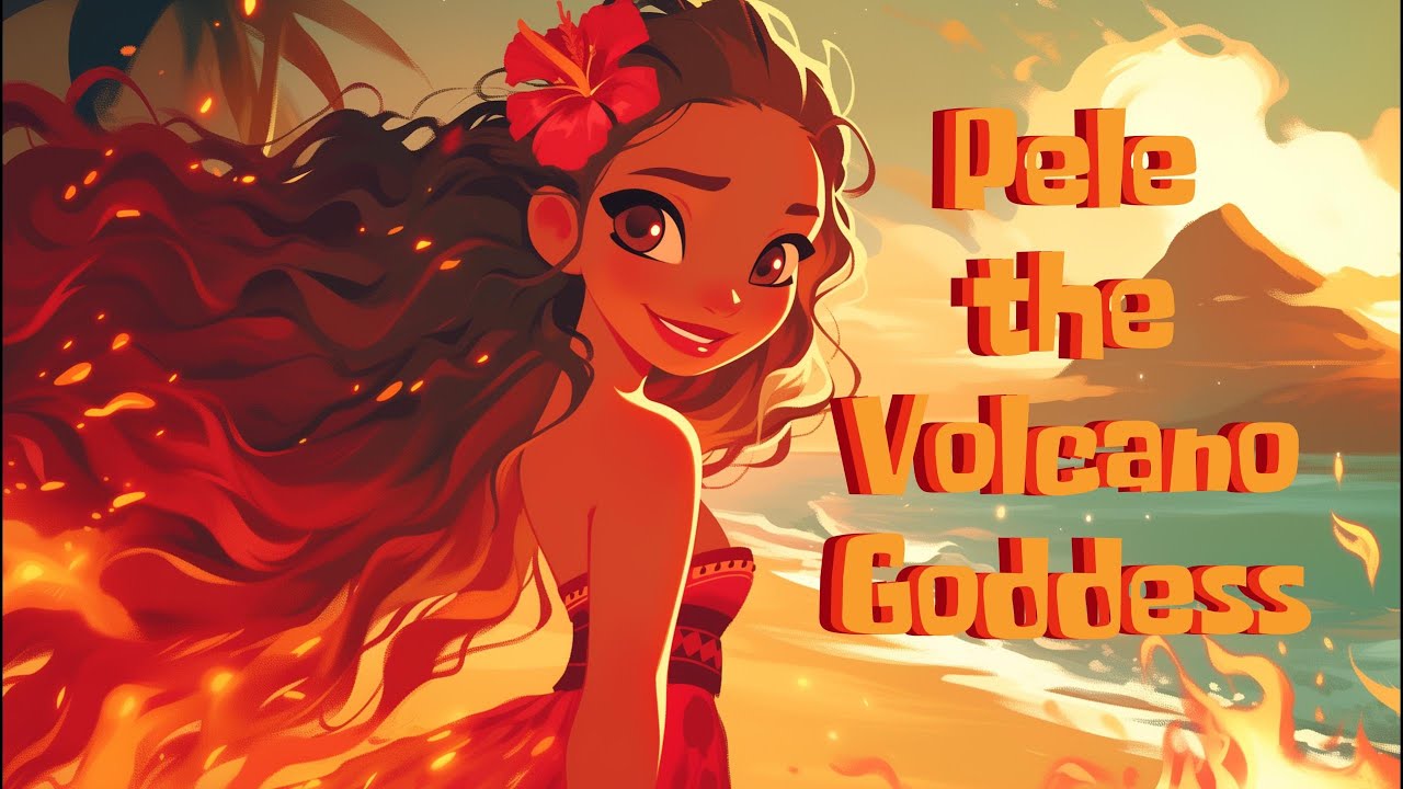 Pele, the Volcano Goddess | Cartoons For Kids | Baby story | Story for ...