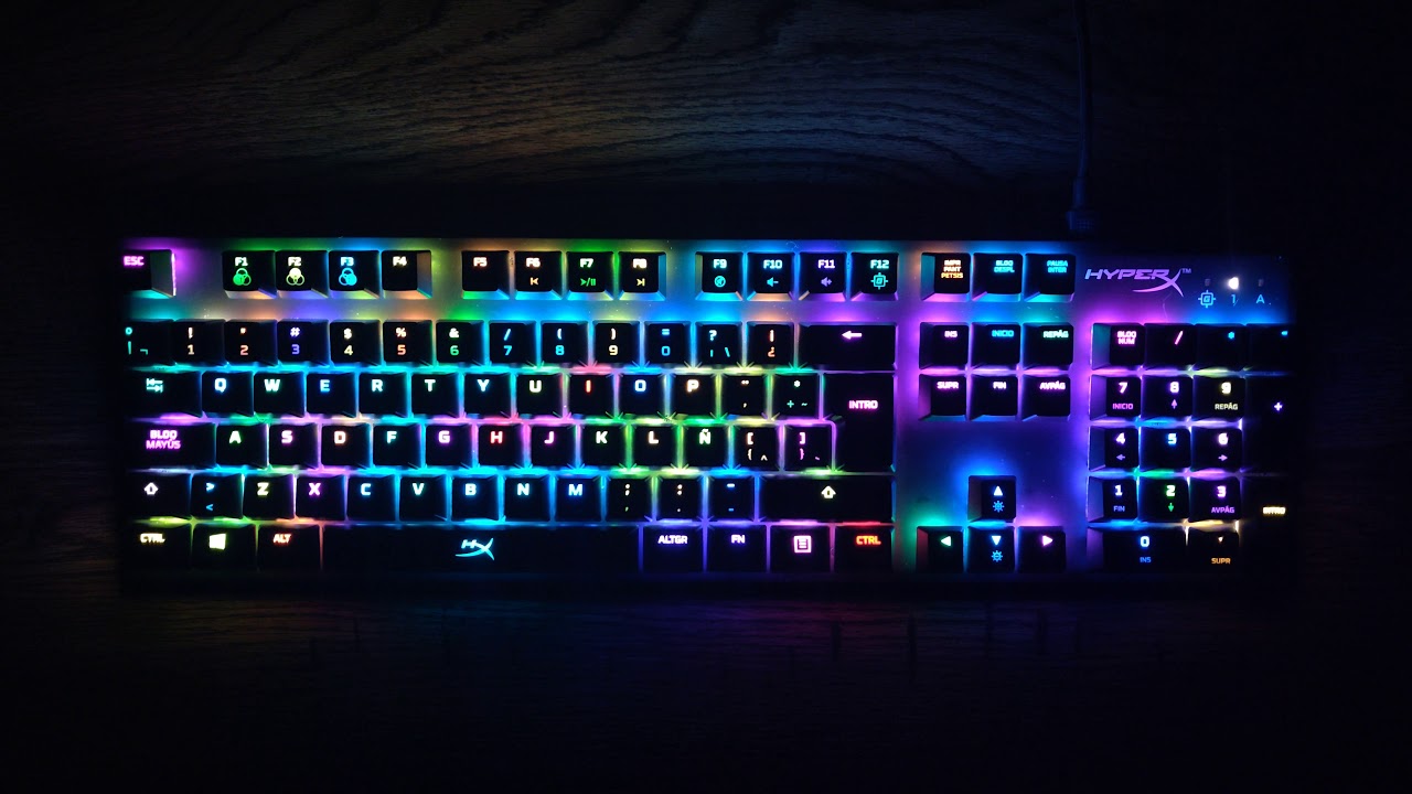 HyperX Alloy FPS RGB Profiles Pack 9 - Ngenuity Beta 2 - YouTube