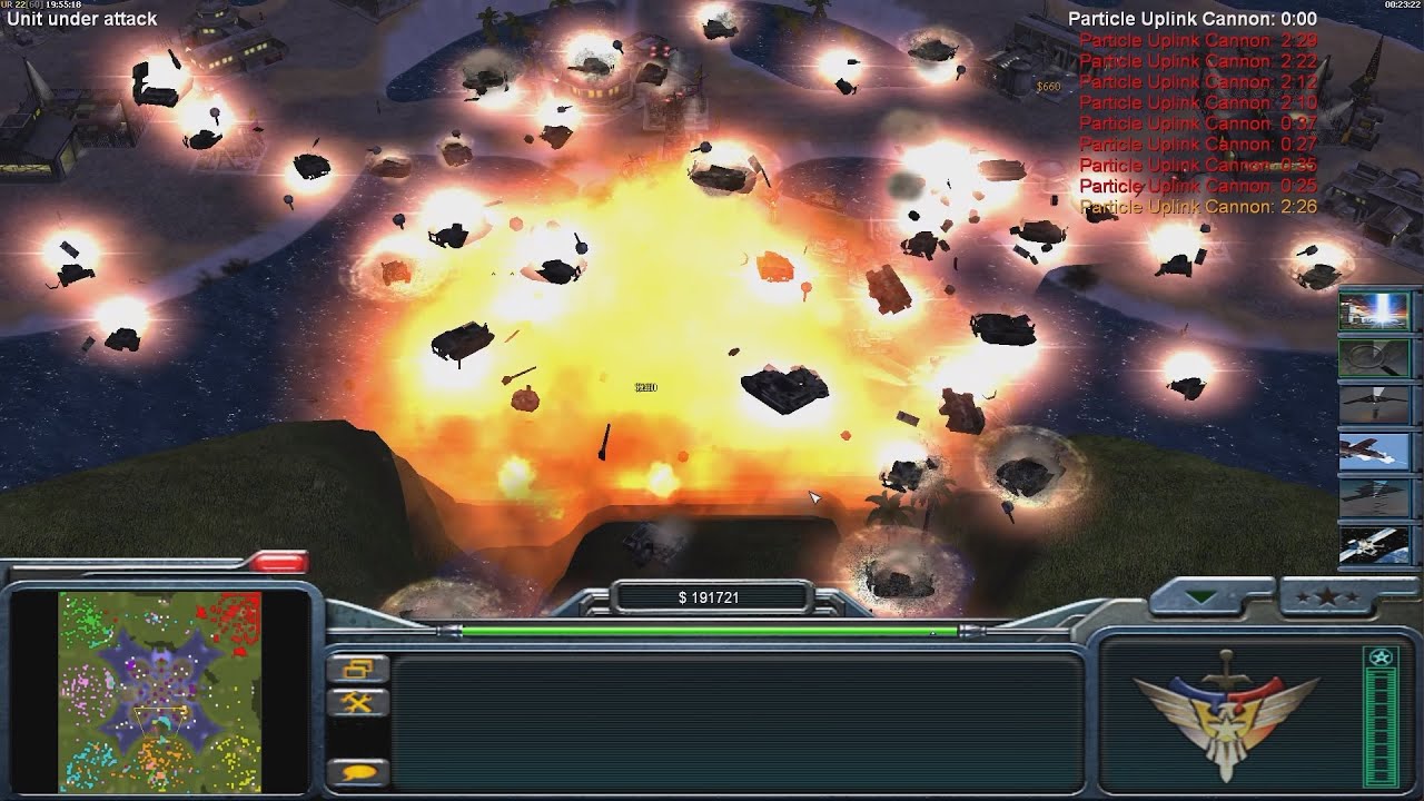 USA BOSS - Command & Conquer Generals Zero Hour - 1 vs 7 HARD Gameplay ...