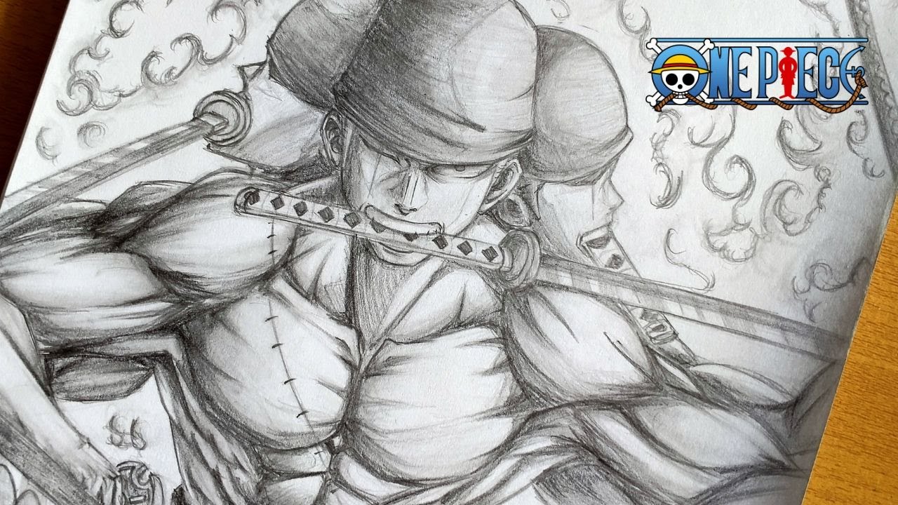 Drawing Roronoa Zoro One Piece - Time-lapse | Ryoujiart - YouTube