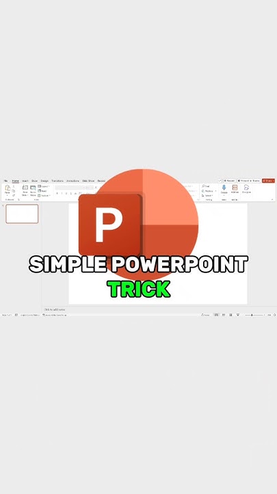 Simple Powerpoint Trick Powerpointpresenation Powerpoint Tutorial Graphicdesign Youtube