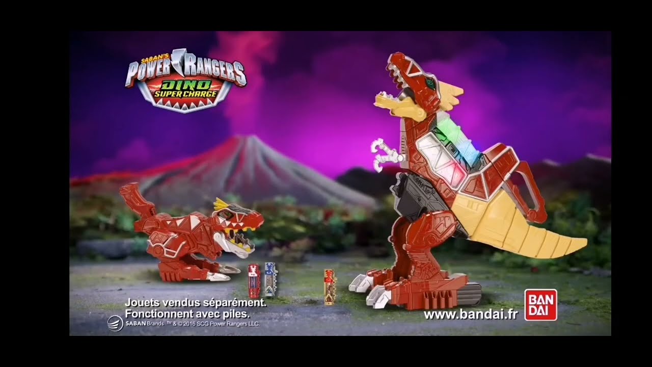 French Bandai Power Rangers Dino Charge & Dino Super Charge Toy ...