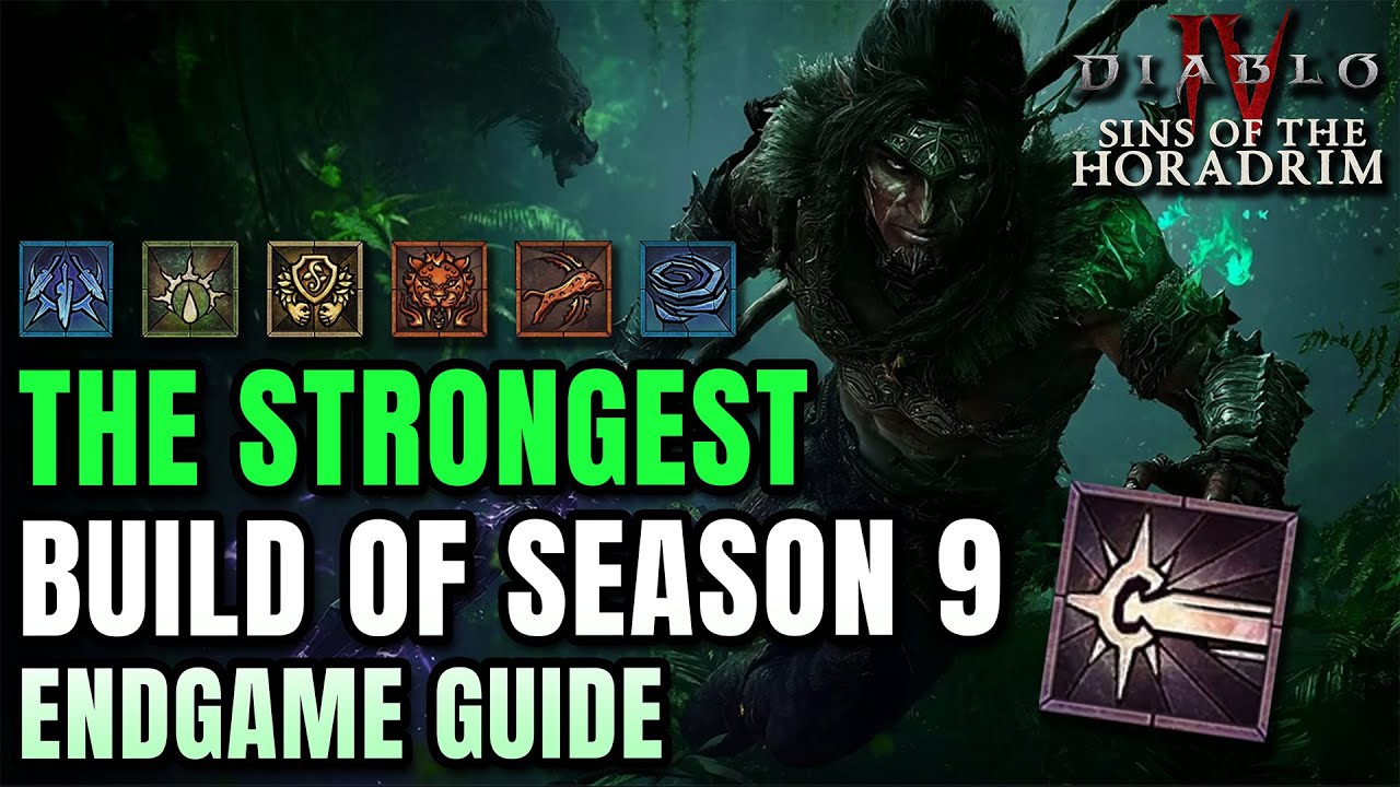 THE STRONGEST BUILD of Season 9 Endgame Guide Diablo 4 - YouTube