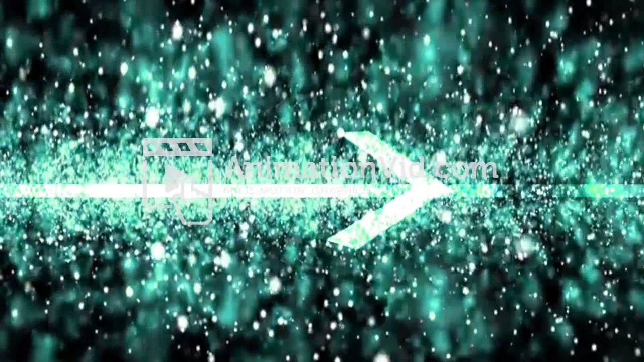 Green Particle Arrow Motion Background - YouTube