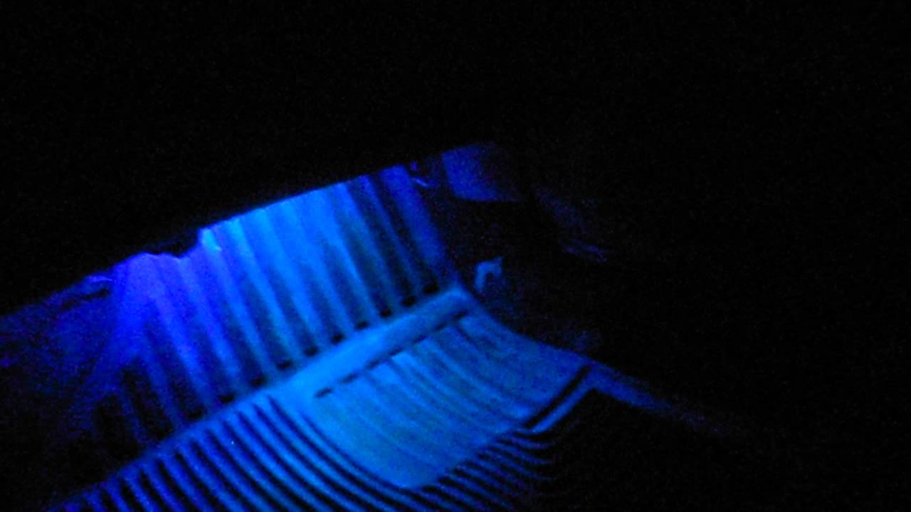 Nissan 300ZX Custom LED Interior lighting - YouTube