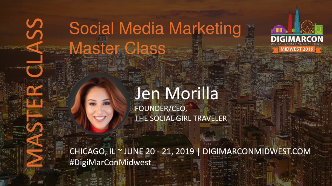 Social Media Master Class - Jen Morilla, The Social Girl Traveler - YouTube