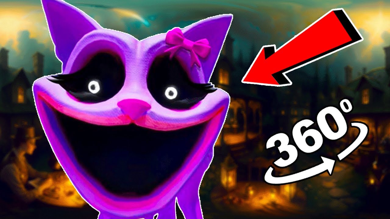 360° VR Video | Finding CAT NAP GIRL | Poppy Playtime Chapter 4 | 360 ...