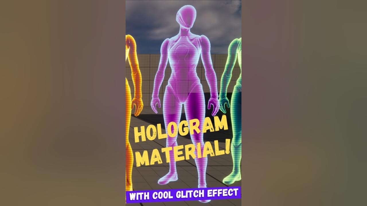 UE5 Hologram and Glitch Effect! - YouTube